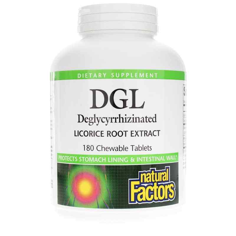 DGL Deglycyrrhizinated Licorice Root Extract Chewable, Natural Factors